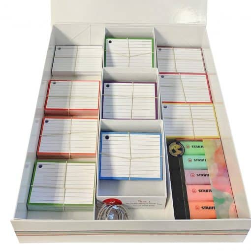 Het Leitner Cards systeem - Uitgelegd stap voor stap - Verkort je leertijd