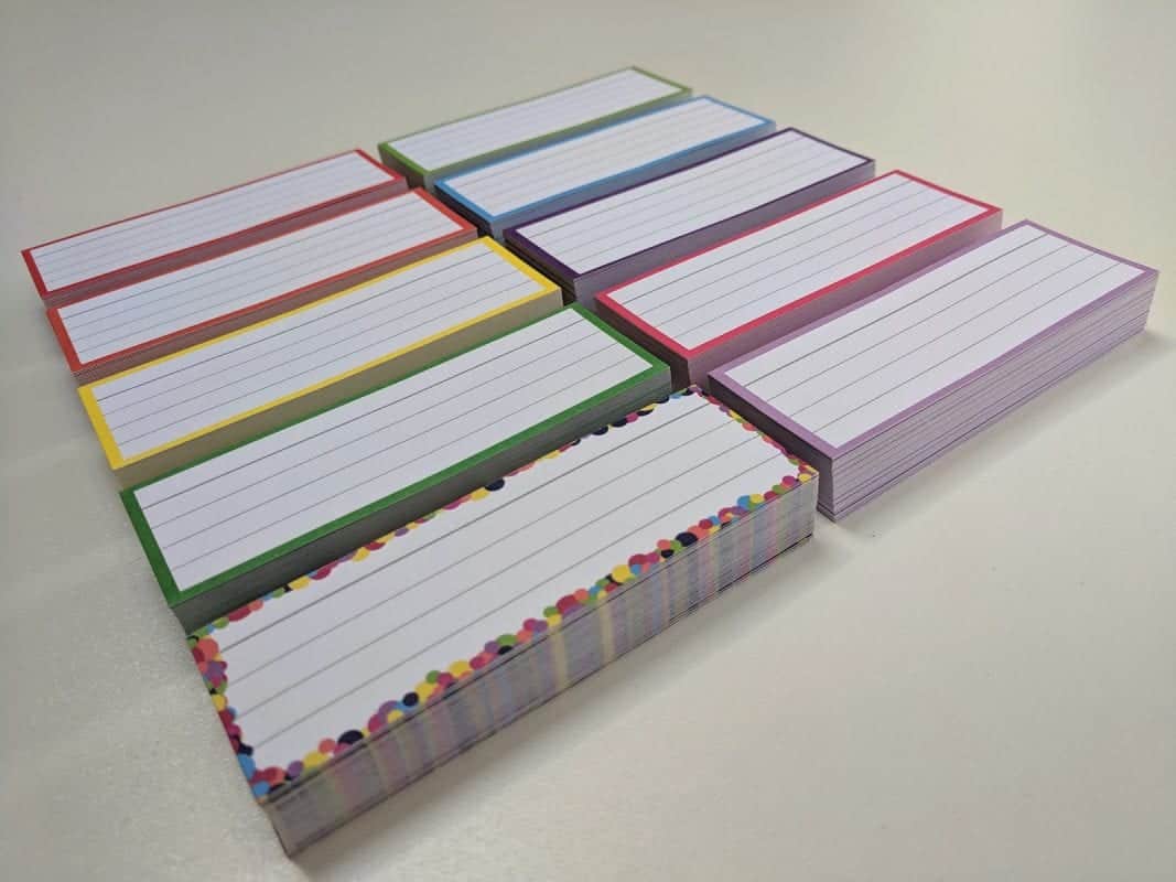 Examenpakket 1000 flashcards + Leitner Boxjes - Leitner systeem