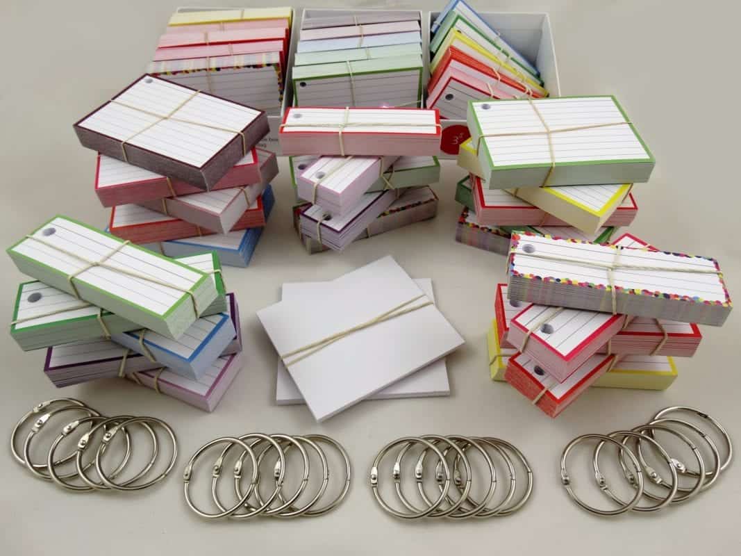 Examenpakket 2000 flashcards + Leitner boxjes - Compleet Leitner leersysteem