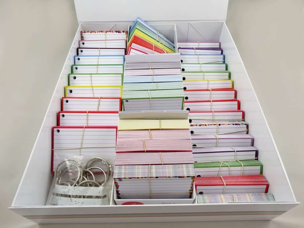 Examenpakket 2000 flashcards + The Box - Leitner leersysteem met Box